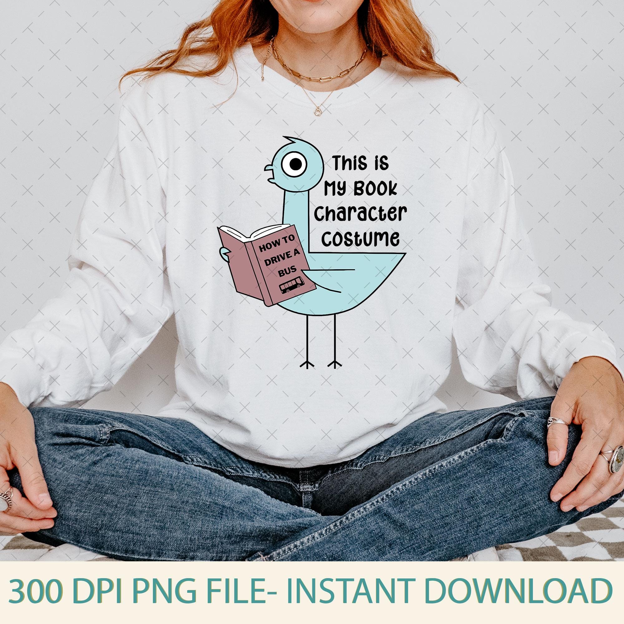 This is My Book Character Back to School PNG, Custom Name Book Png, My ...