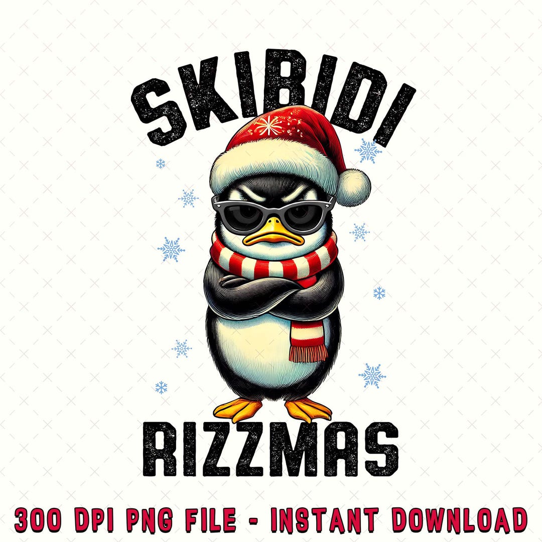 Skibidi Rizzmas PNG, Merry Rizzmas Png, Santa Bruh Christmas PNG, Rizz ...