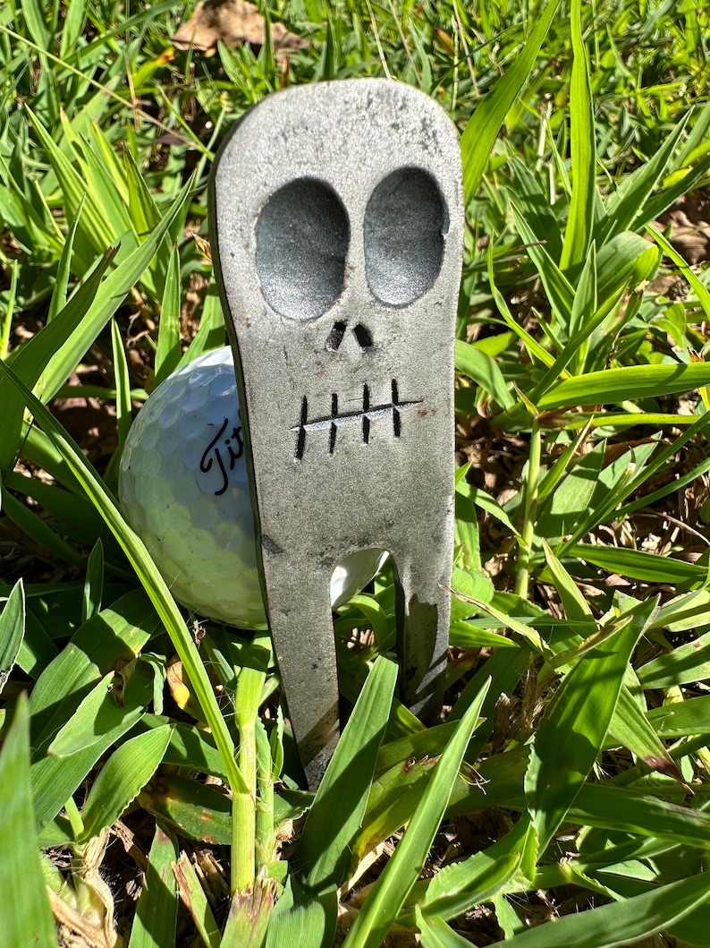 Skull Forged Golf Divot Tool - Etsy