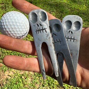 Skull Forged Golf Divot Tool - Etsy