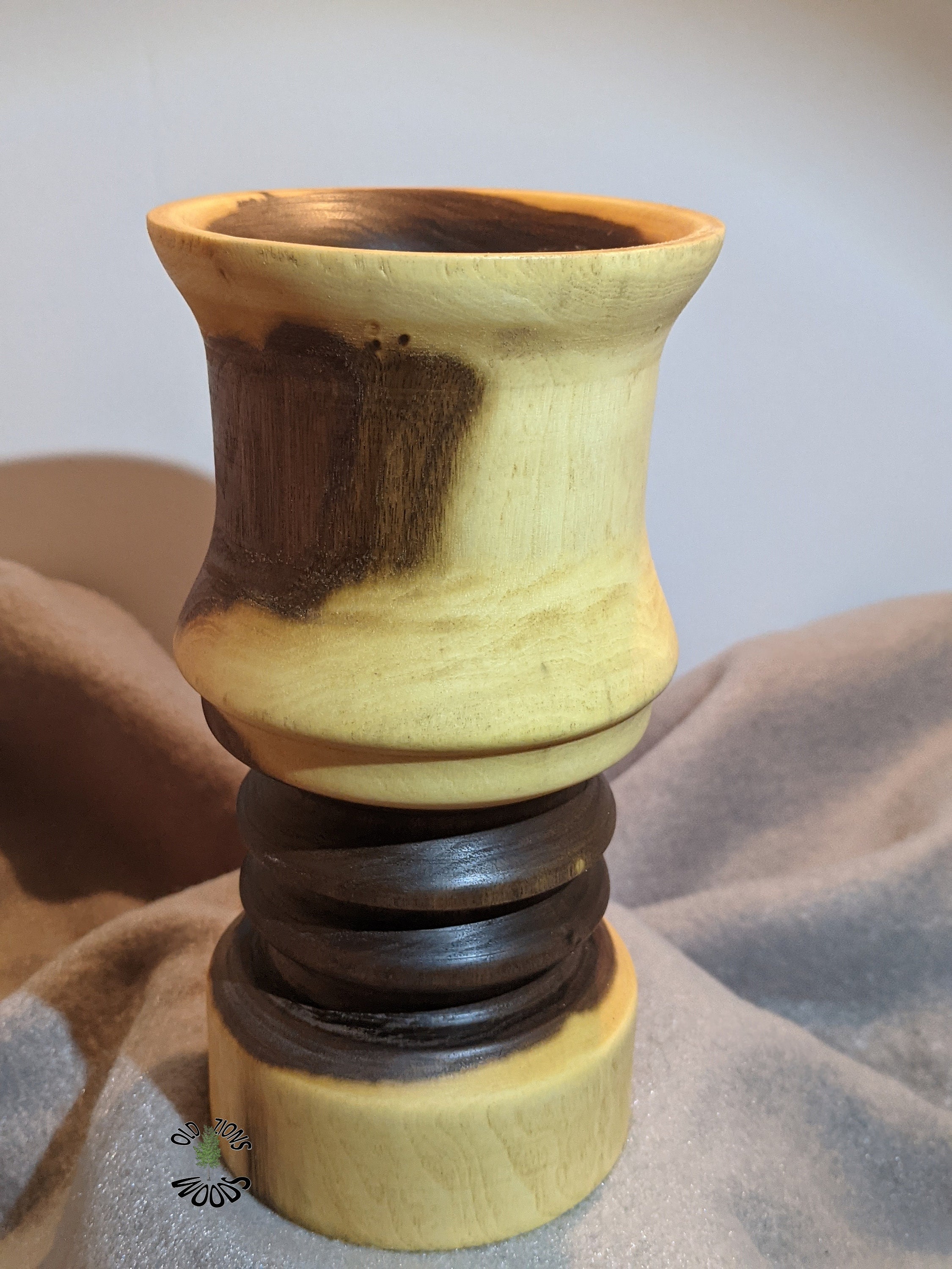 Hand Turned Black Walnut Chalice: Reclaimed Wood Conversation Piece ...