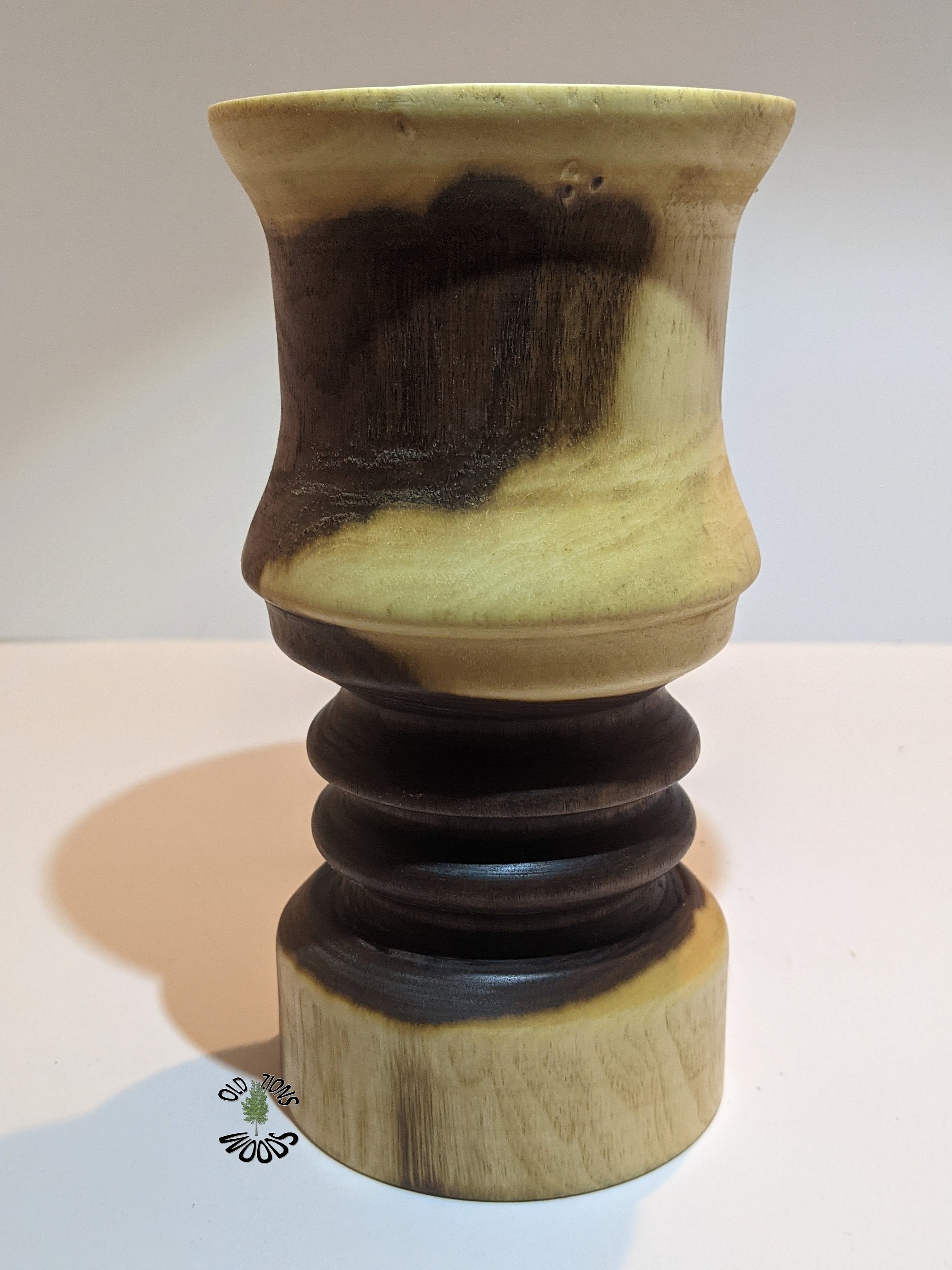 Hand Turned Black Walnut Chalice: Reclaimed Wood Conversation Piece ...