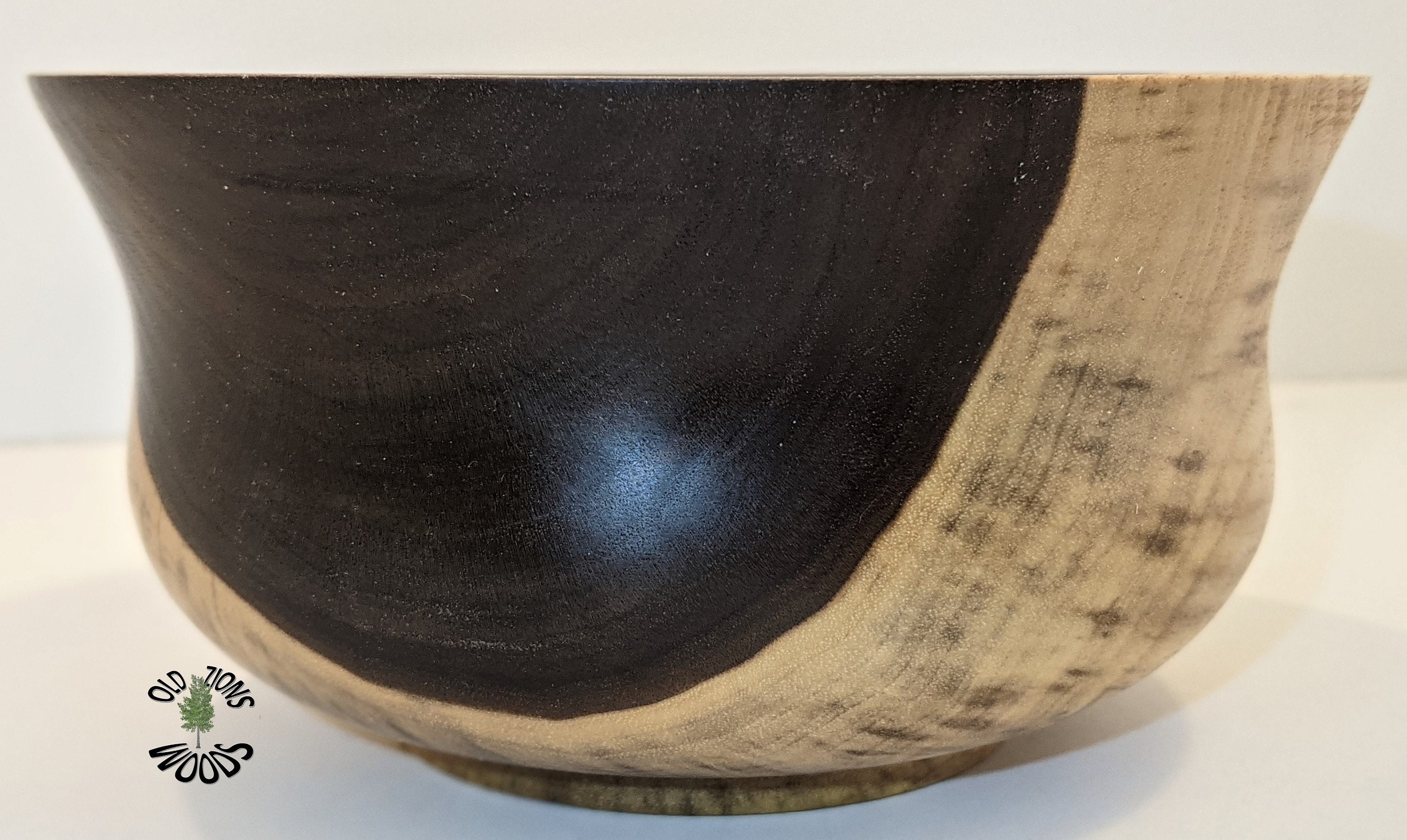 Black Walnut Hand Turned Wood Bowl With Eloquent Ogee Shape Mark ...
