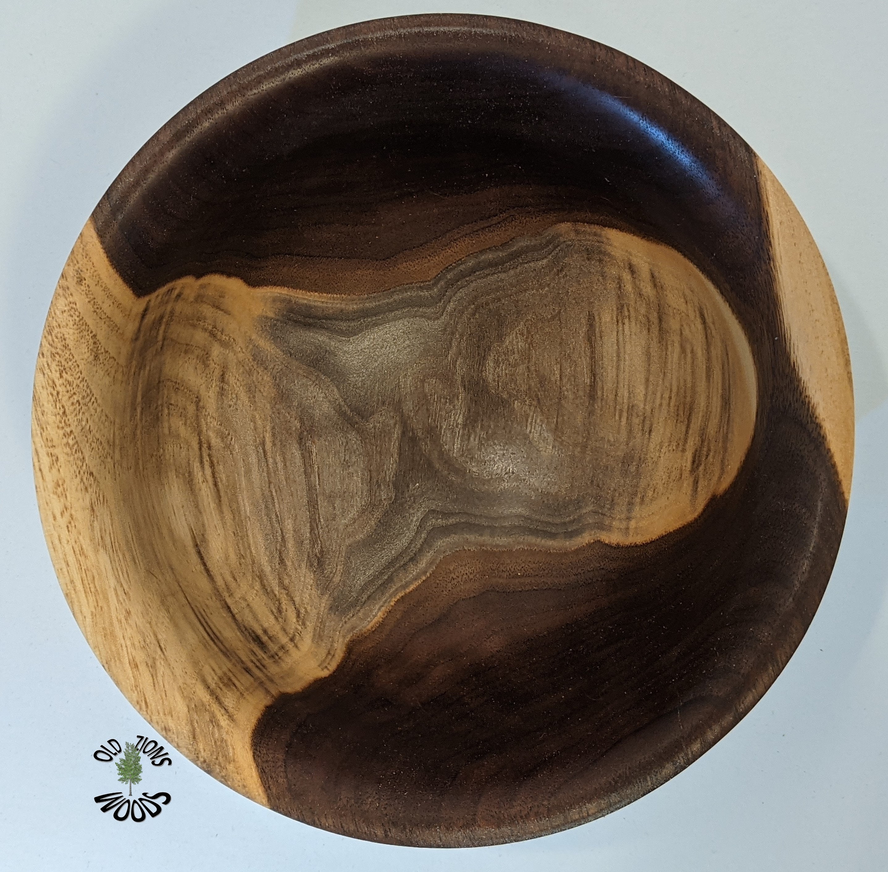 Black Walnut Hand Turned Wood Bowl With Eloquent Ogee Shape Mark ...