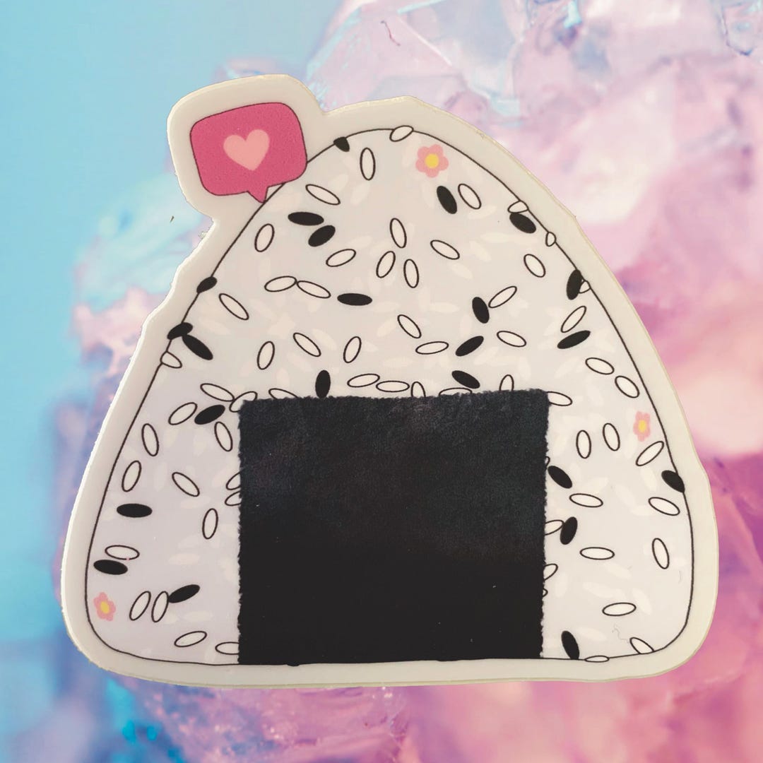 Onigiri Sticker - Etsy