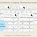 Camping Activity Bundle Camping-themed Games Camping Coloring Pages ...