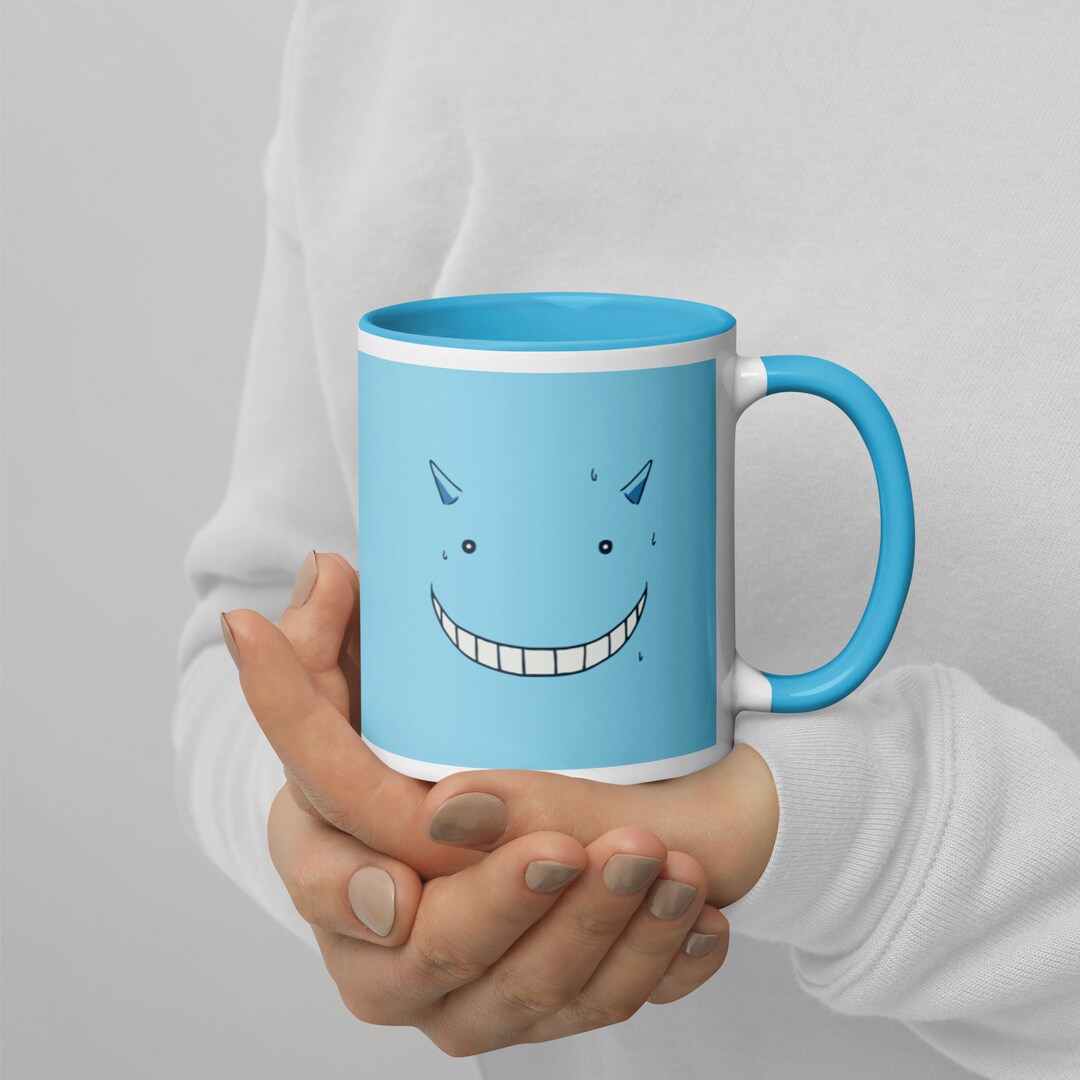 Korosensei Shocked Mug With Blue Color Inside - Assassination Classroom ...