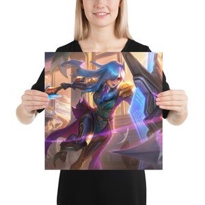 Battle Academia Leona Splash Art Poster - League of Legends - 12K Res ...