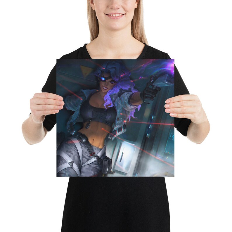 Psyops Samira Splash Art Poster - League of Legends - 12K Res - Etsy