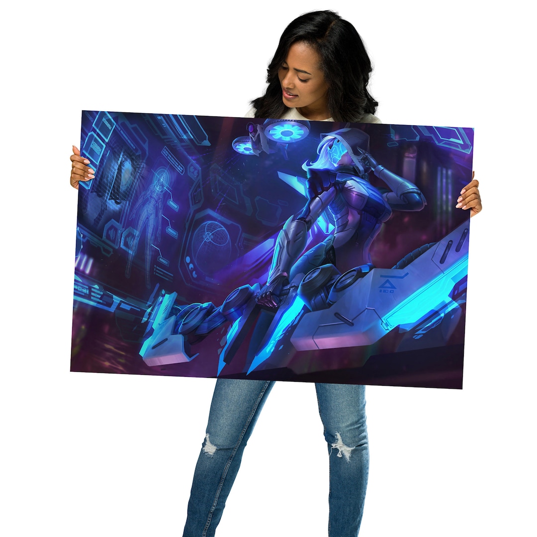 Project Ashe Splash Art Poster - League of Legends - 12K Res - Etsy