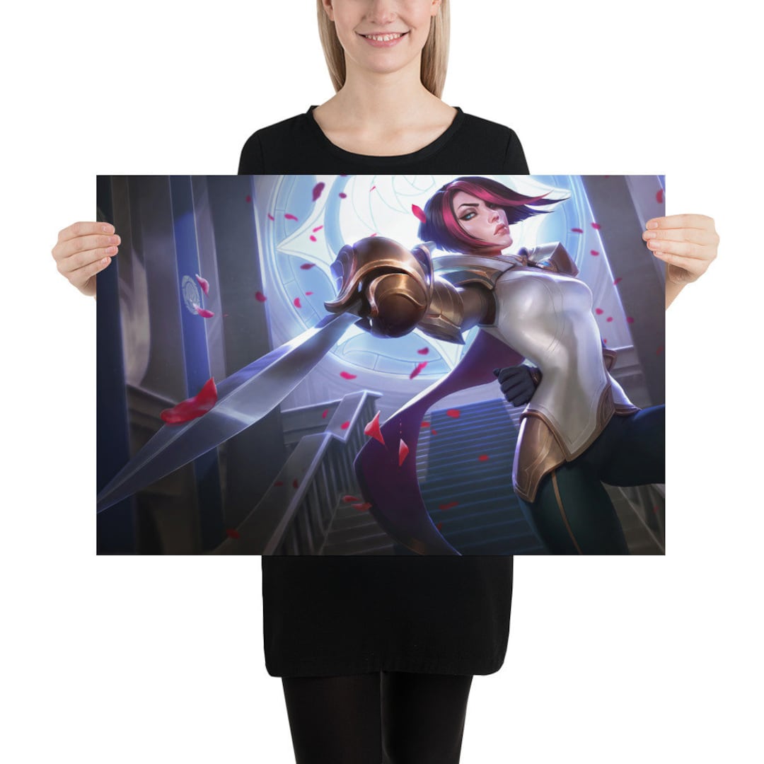 Fiora Splash Art Poster - League of Legends - 12K Res - Etsy