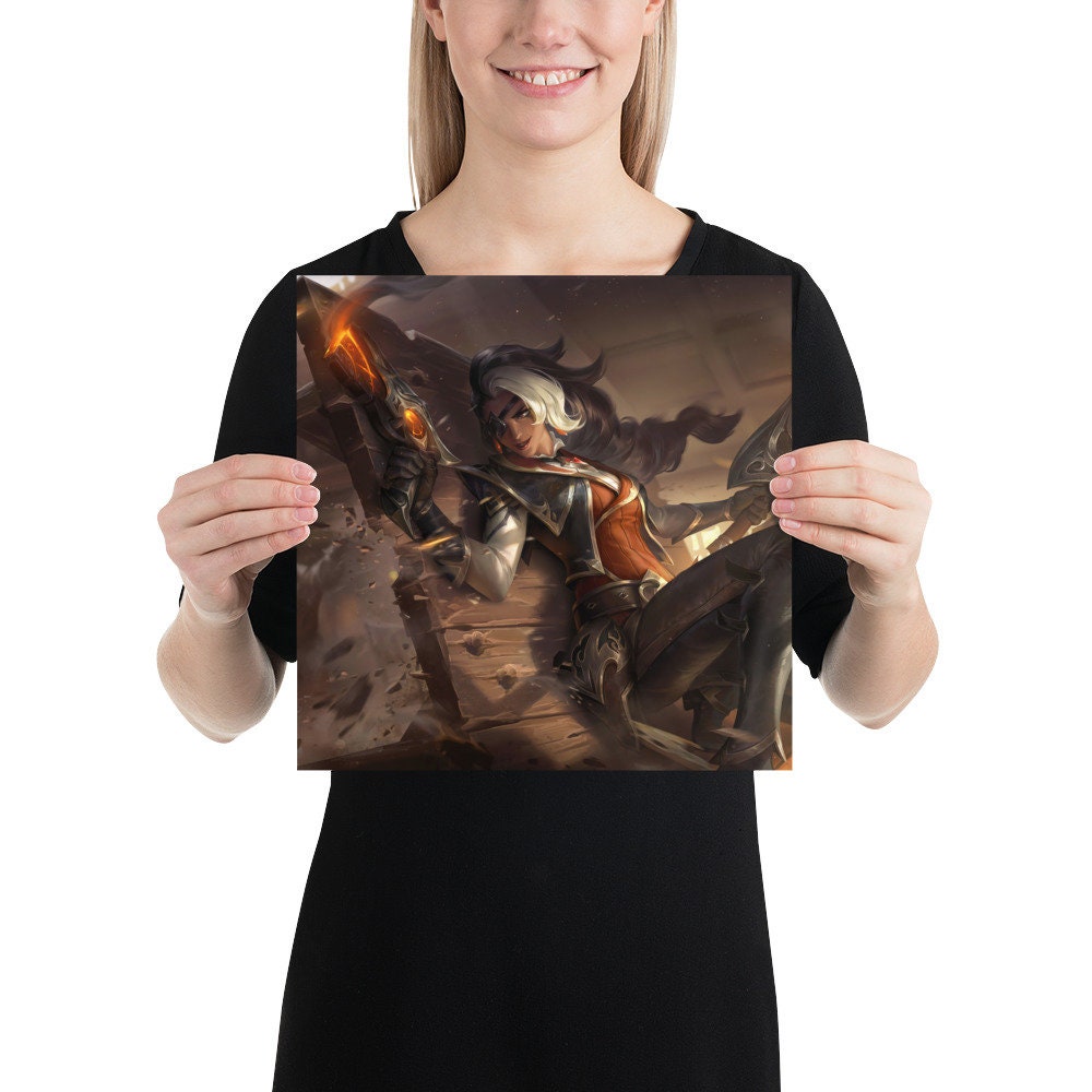 High Noon Samira Splash Art Poster League of Legends 12K Res - Etsy