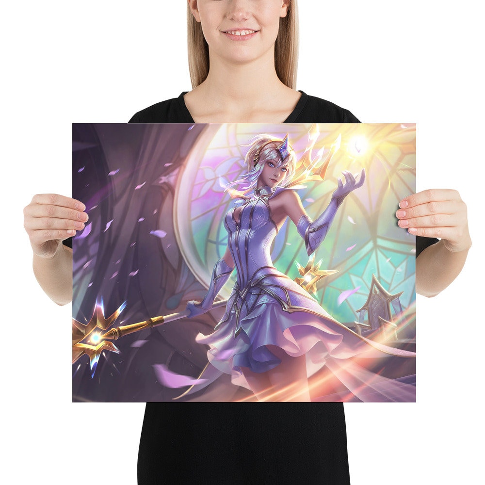 Elementalist Lux Splash Art Poster League of Legends 12K Res - Etsy