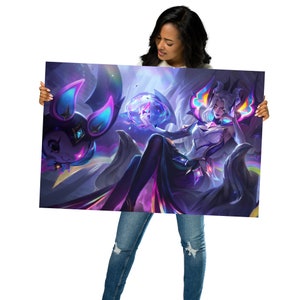 Star Nemesis Morgana Splash Art Poster - League of Legends - 12K Res - Etsy
