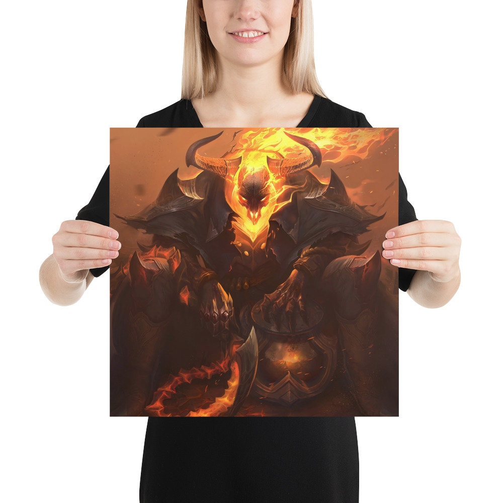 High Noon Thresh Splash Art Poster League of Legends 12K Res - Etsy