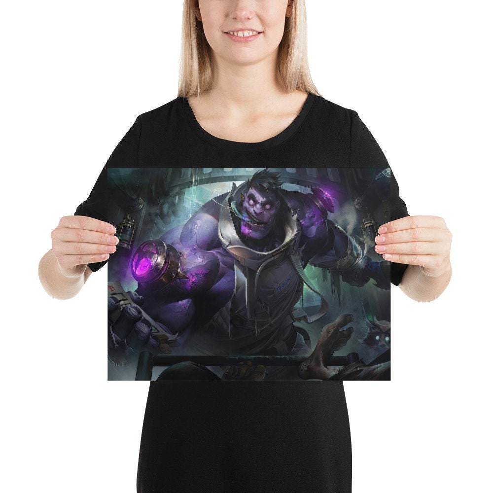 Dr. Mundo Splash Art Poster League of Legends 12K Res - Etsy