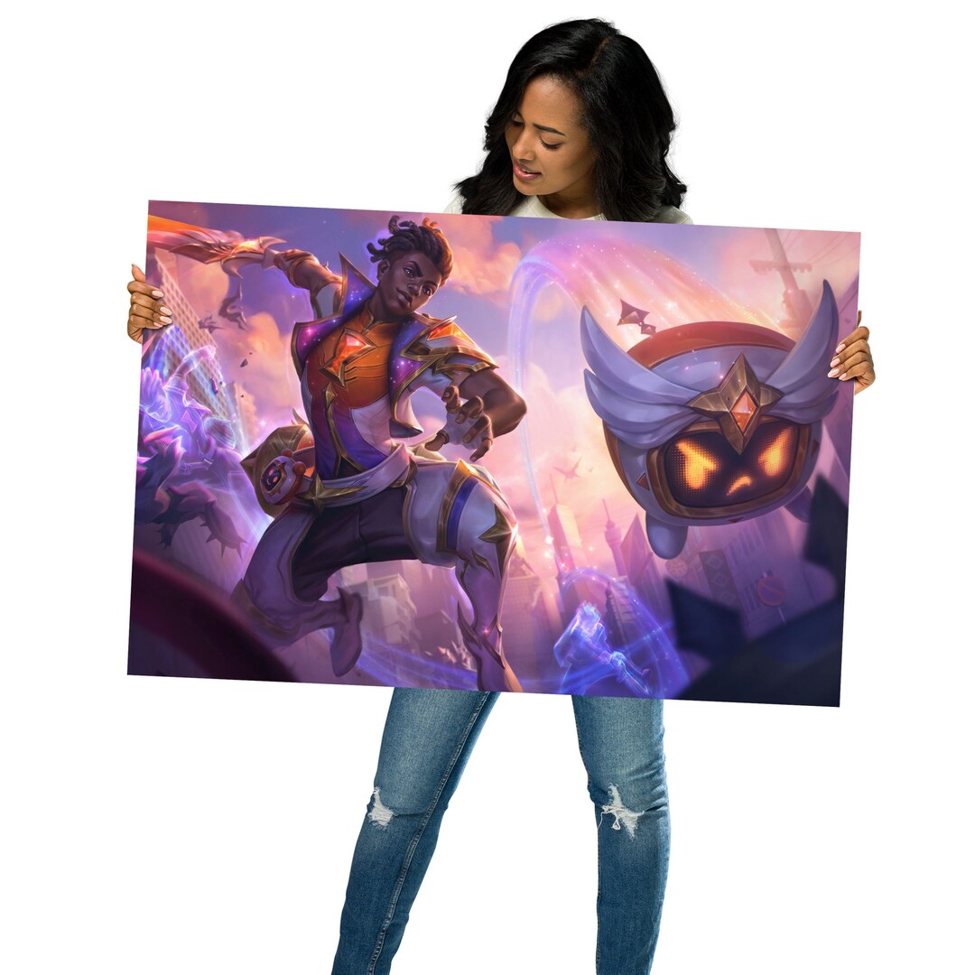 Star Guardian Ekko Splash Art Poster - League of Legends - 12K Res - Etsy