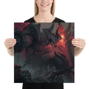 Aatrox Splash Art Poster - League of Legends - 12K Res - Etsy