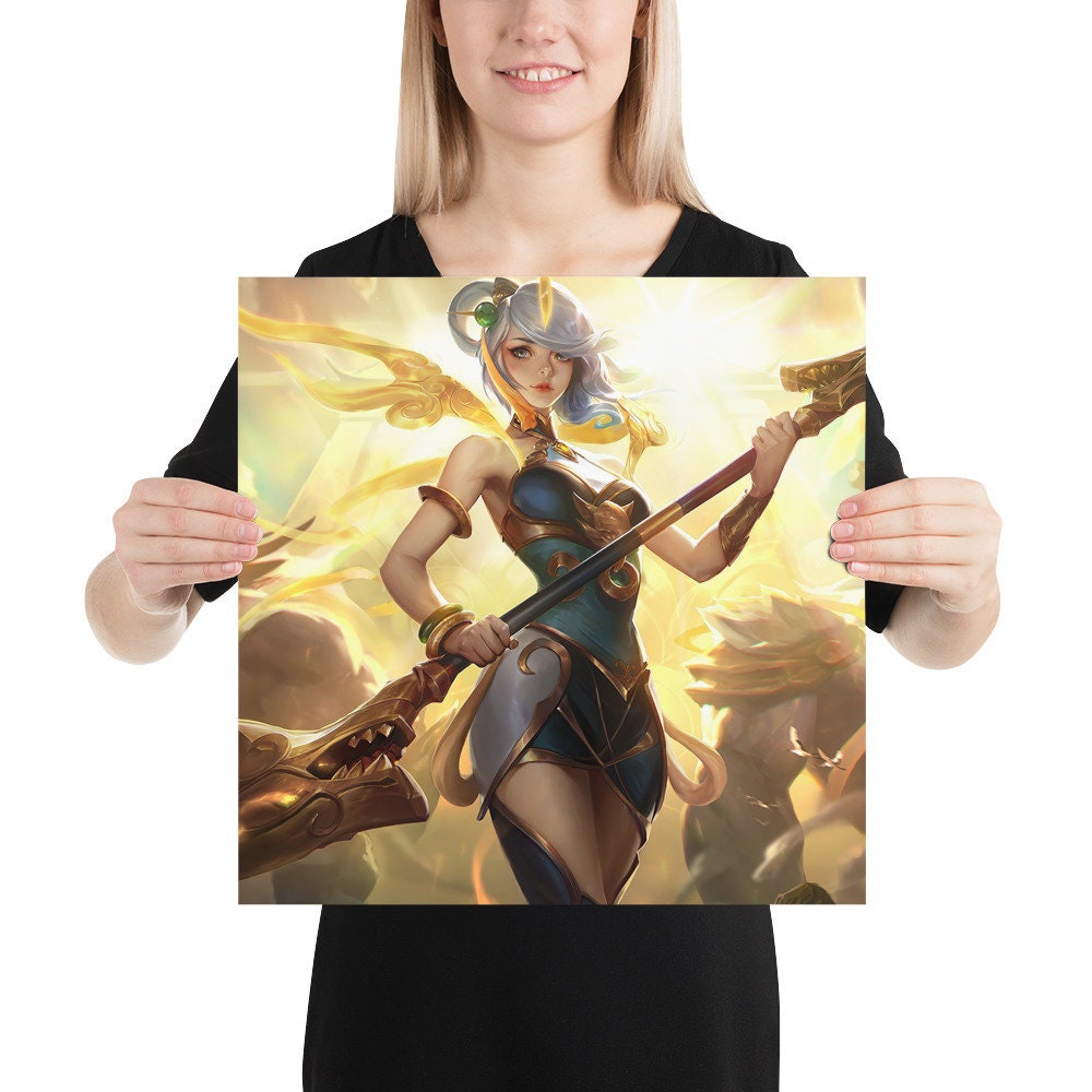 Lunar Empress Lux Splash Art Poster League of Legends 12K Res - Etsy