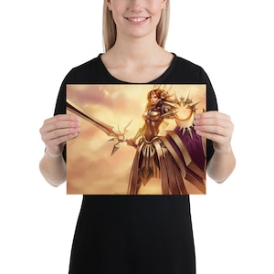 Leona Splash Art Poster League of Legends 12K Res - Etsy