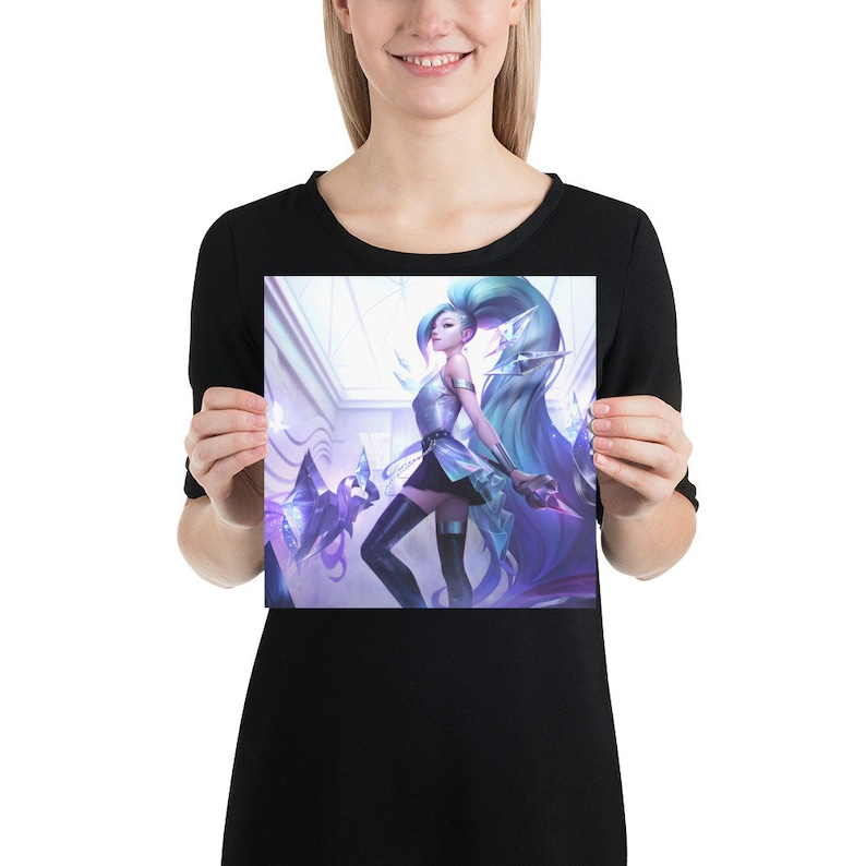 KDA All Out Seraphine Splash Art Poster - League of Legends - 12K Res ...