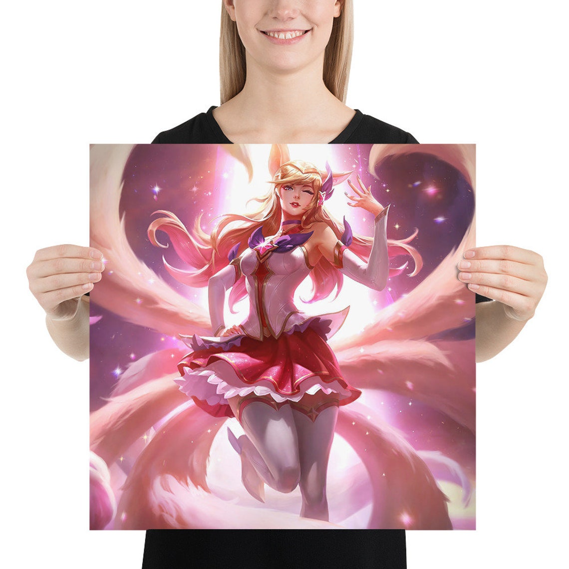 Star Guardian Ahri Splash Art Poster - League of Legends - 12K Res - Etsy Canada