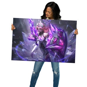 Crystalis Motus Leona Splash Art Poster League of Legends 12K Res - Etsy