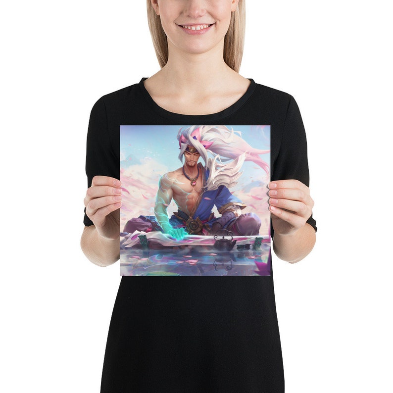 Spirit Blossom Yasuo Splash Art Poster - League of Legends - 12K Res - Etsy
