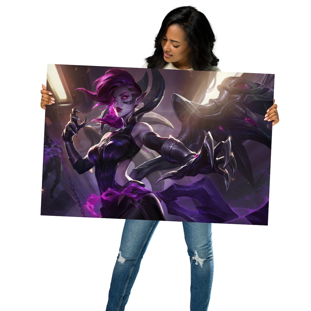 Blade Mistress Morgana Splash Art Poster - League of Legends - 12K Res ...