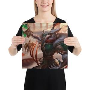 Warring Kingdoms Azir Splash Art Poster League of Legends 12K Res - Etsy