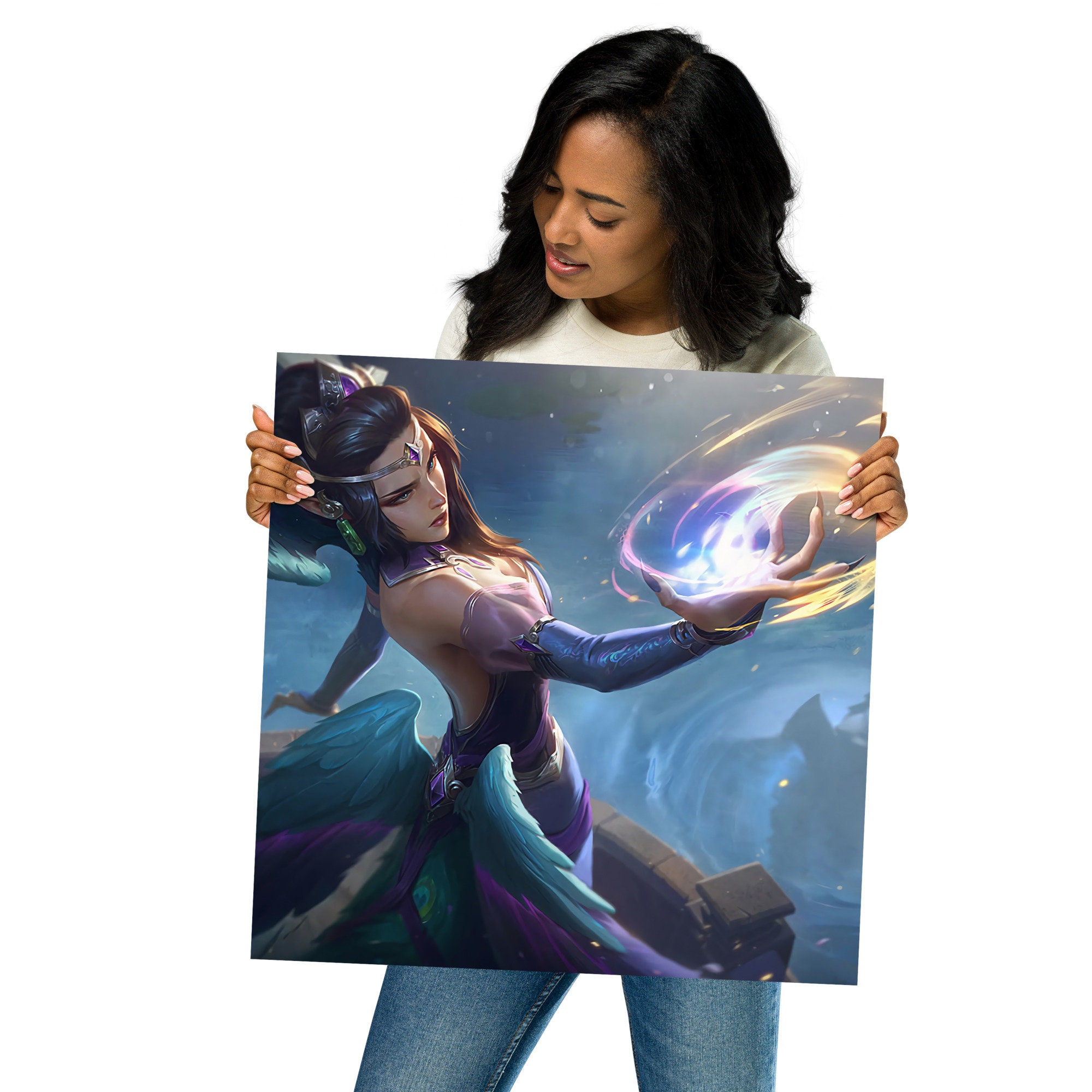 Majestic Empress Morgana Splash Art Poster League of Legends - Etsy