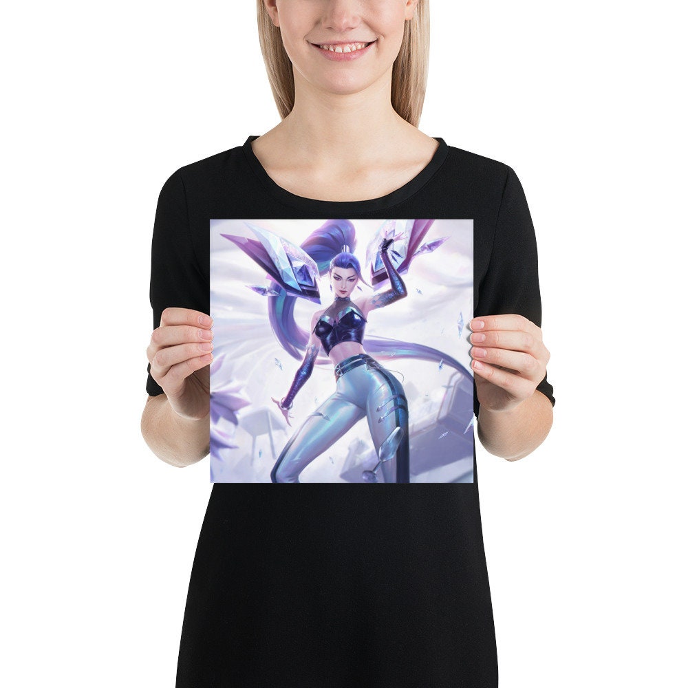 KDA All Out Kai'sa Splash Art Poster League of Legends 12K Res - Etsy
