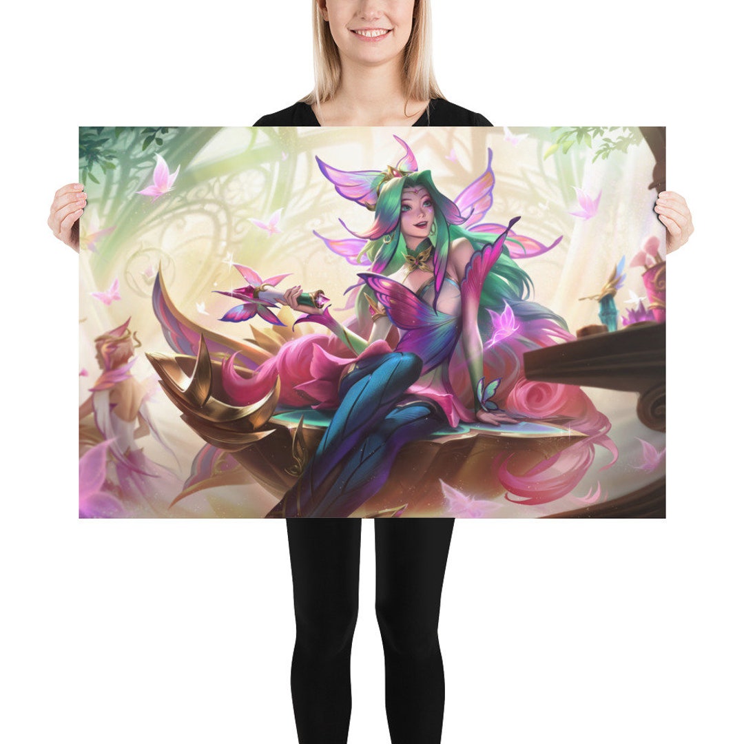 Faerie Court Seraphine Splash Art Poster - League of Legends - 12K Res ...