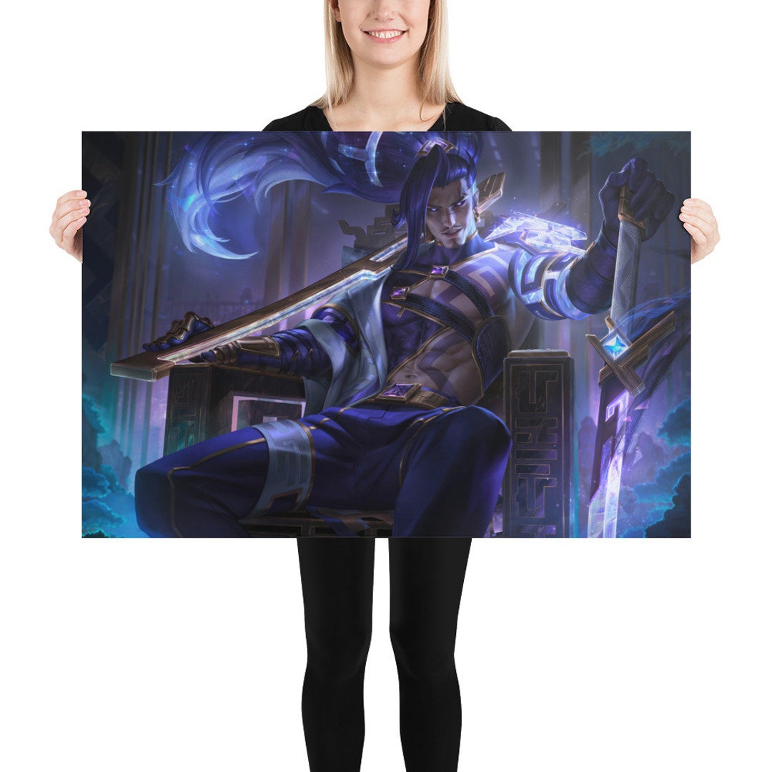 Inkshadow Yasuo Prestige Edition Splash Art Poster - League of Legends ...