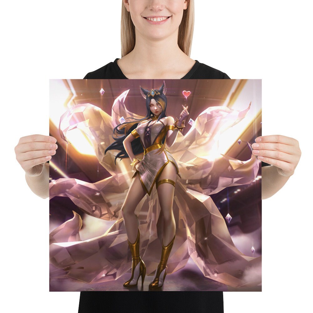 KDA Ahri Prestige Edition (updated 2022) Poster - League of Legends - 12K Res - Etsy