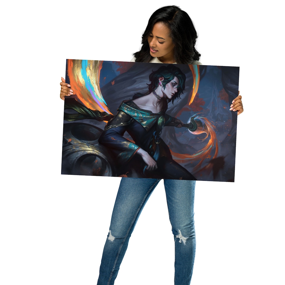 Hwei Splash Art Poster - League of Legends - 12K Res - Etsy