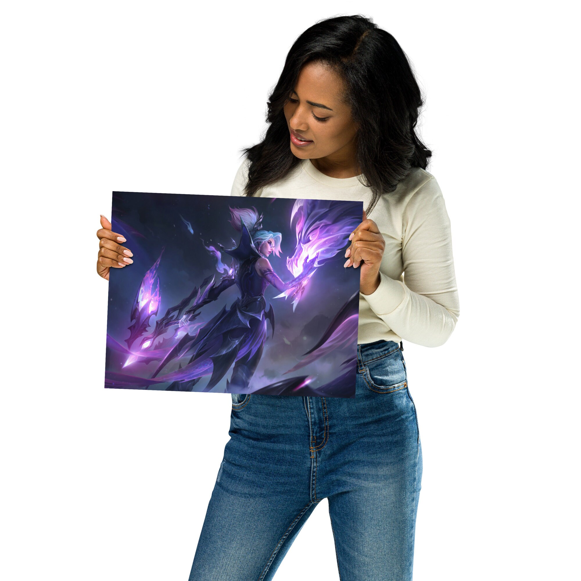 Dragonmancer Vayne Splash Art Poster - League of Legends - 12K Res - Etsy