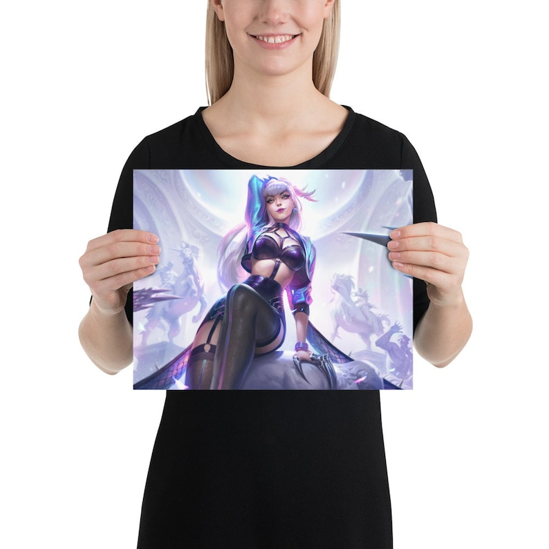 KDA All Out Evelynn Splash Art Poster - League of Legends - 12K Res - Etsy