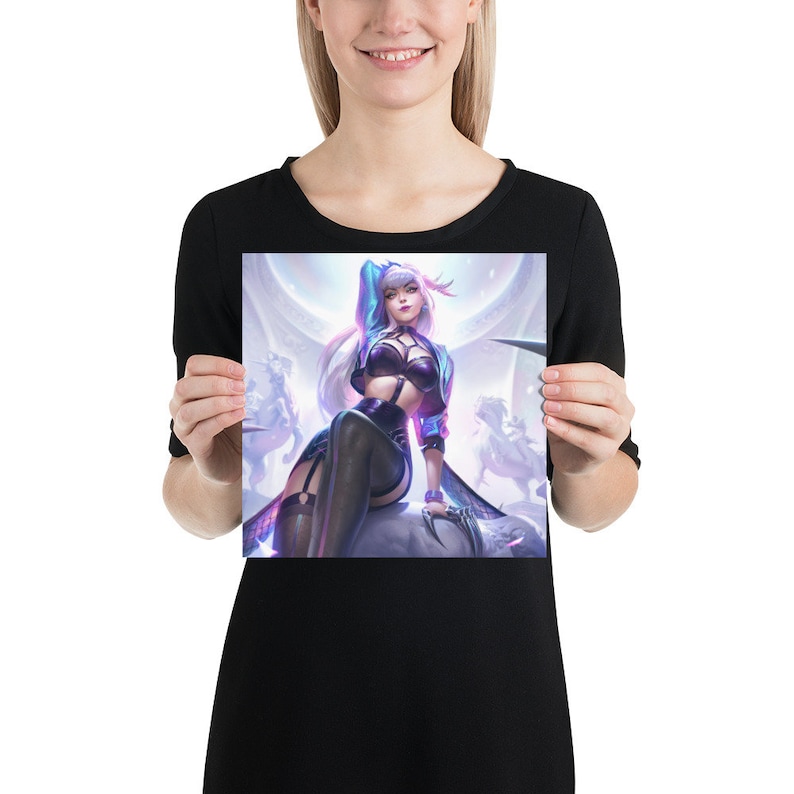 KDA All Out Evelynn Splash Art Poster - League of Legends - 12K Res - Etsy