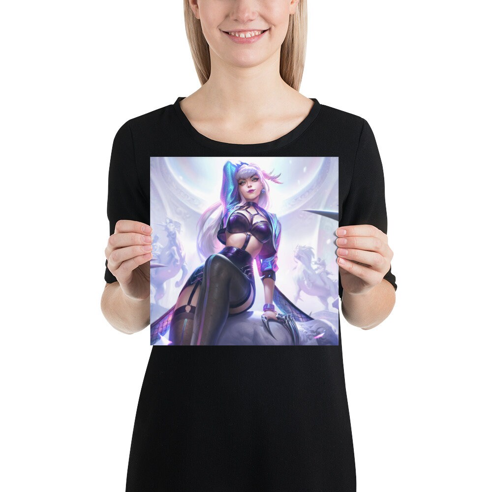 KDA All Out Evelynn Splash Art Poster - League of Legends - 12K Res - Etsy