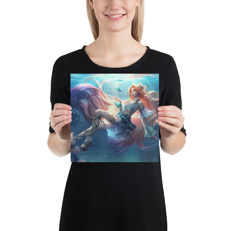 Ocean Song Seraphine Prestige Edition Splash Art Poster - League of ...