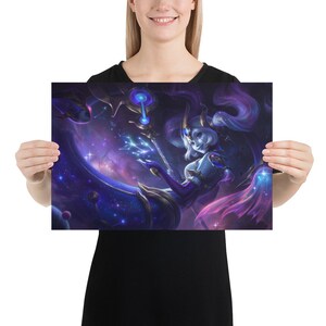Cosmic Destiny Nami Splash Art Poster - League of Legends - 12K Res - Etsy