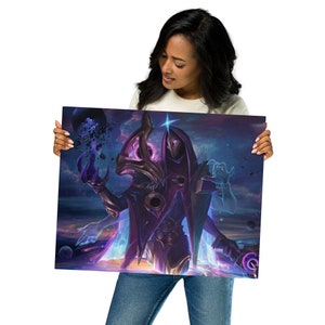 Dark Cosmic Jhin Splash Art - Metal Print - League of Legends - 12K Res ...