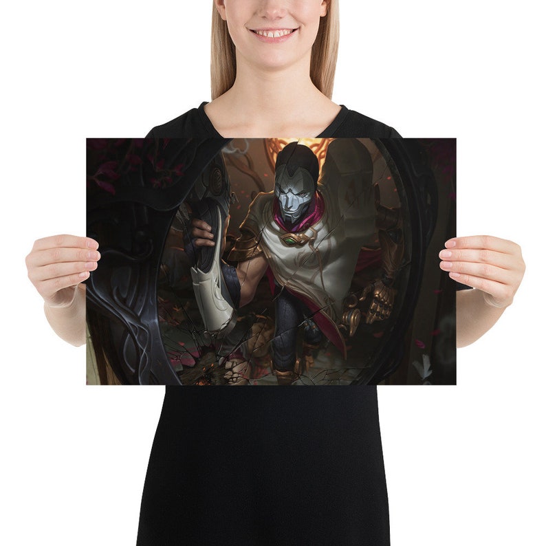 Jhin Splash Art Poster League of Legends 12K Res - Etsy