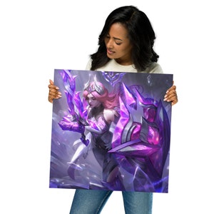 Crystalis Motus Leona Splash Art Poster League of Legends 12K Res - Etsy