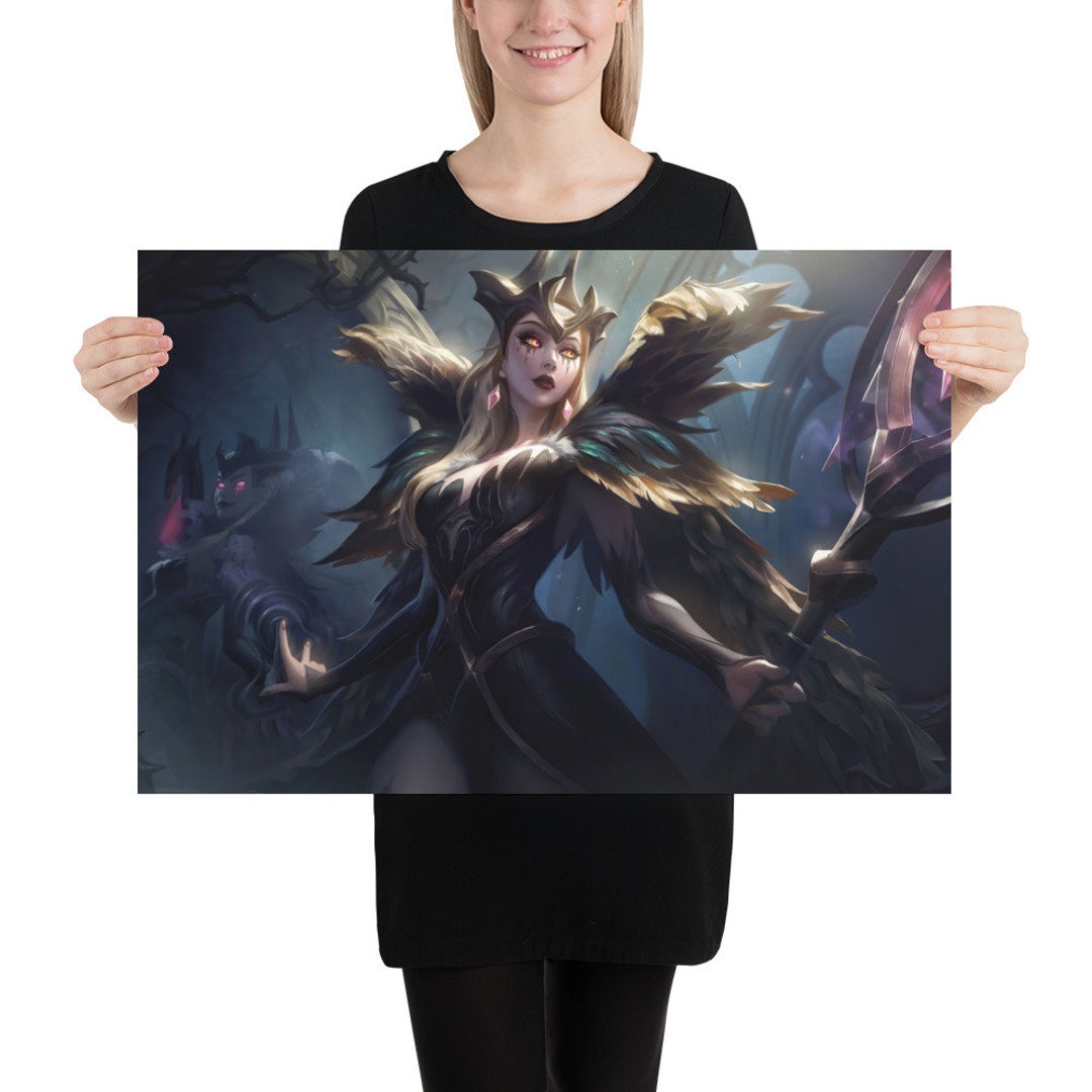 Coven Leblanc Splash Art Poster - League of Legends - 12K Res - Etsy