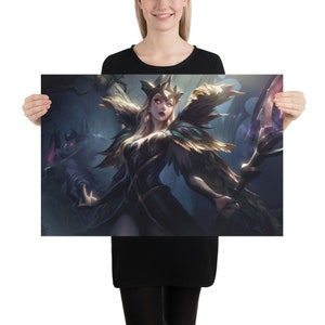 Coven Leblanc Splash Art Poster - League of Legends - 12K Res - Etsy