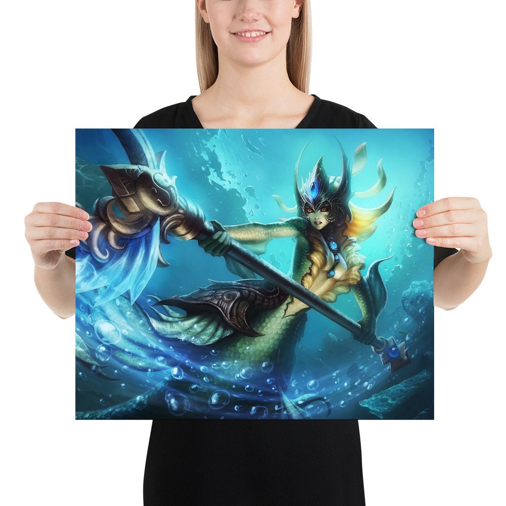 Nami Splash Art Poster League of Legends 12K Res - Etsy