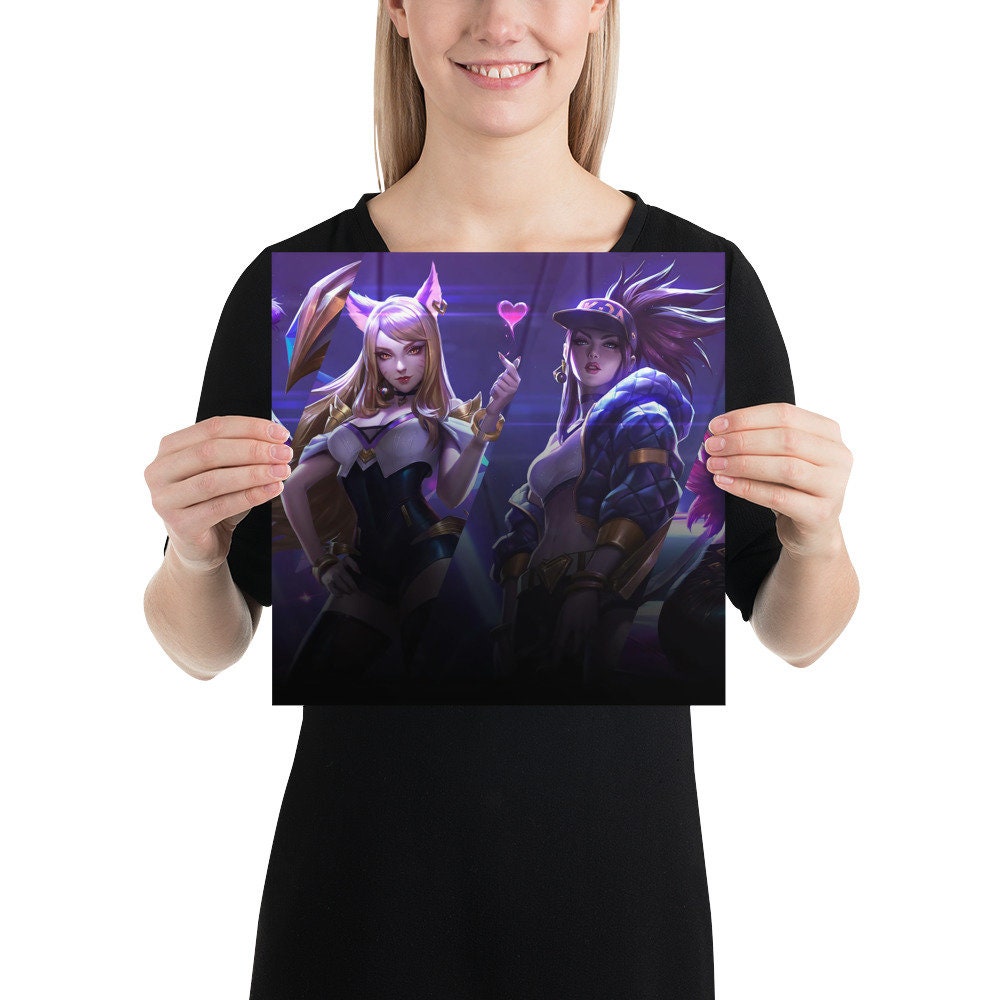 KDA Pop Stars Collage Poster League of Legends 12K Res - Etsy