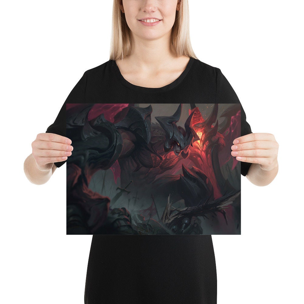 Aatrox Splash Art Poster - League of Legends - 12K Res - Etsy